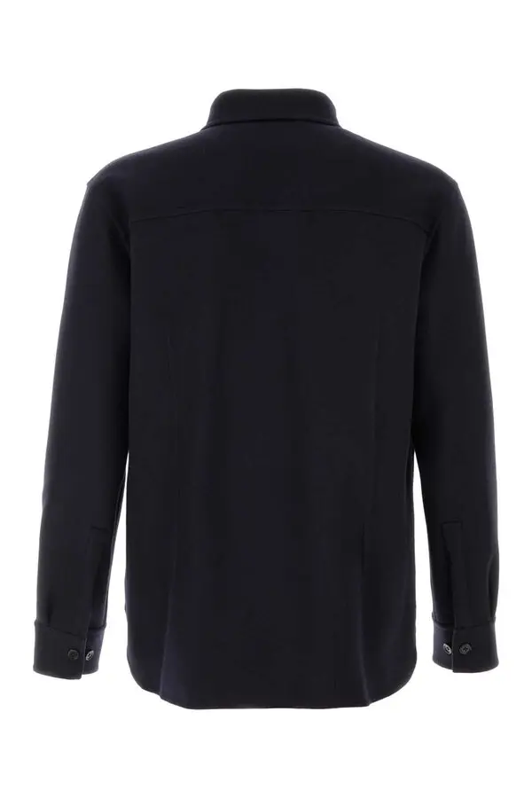 JIL SANDER Midnight Wool Shirt