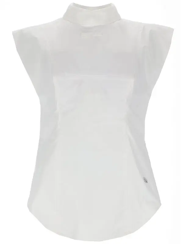 JEAN PAUL GAULTIER Sleeveless Shirt - White
