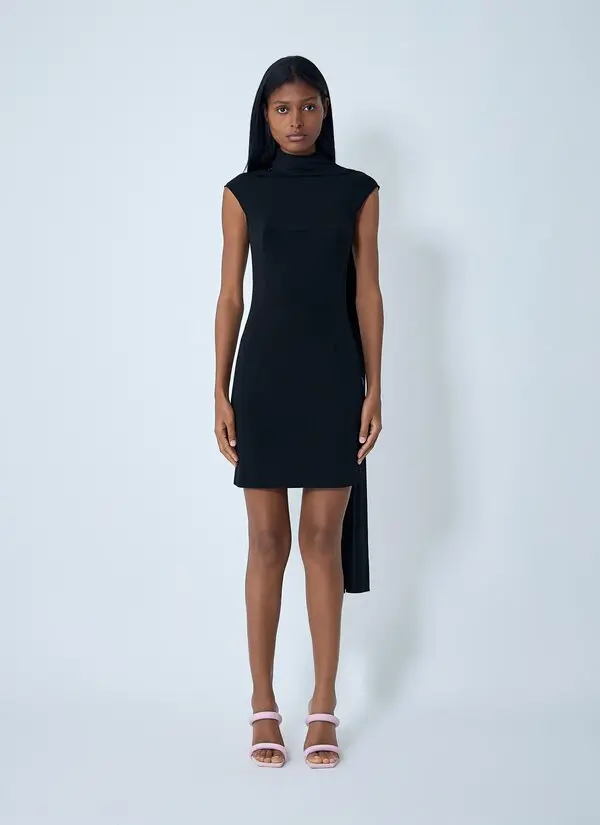 JEAN PAUL GAULTIER Viscose Mini Dress - Black