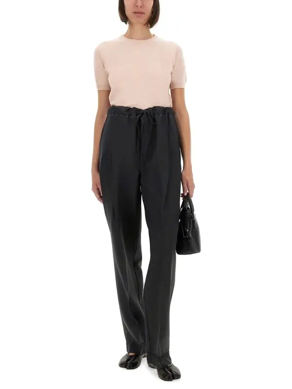 MAISON MARGIELA Wool T-shirt - Pink