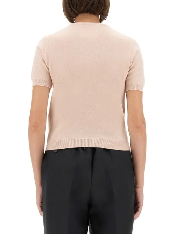 MAISON MARGIELA Wool T-shirt - Pink