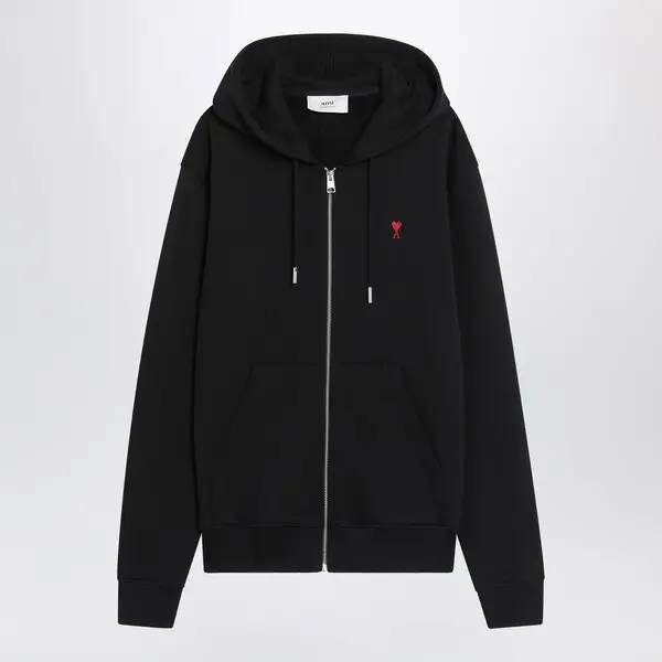AMI Paris De Coeur Zip-up Sweatshirt