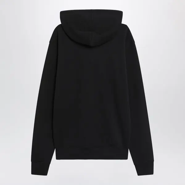 AMI Paris De Coeur Zip-up Sweatshirt - Black