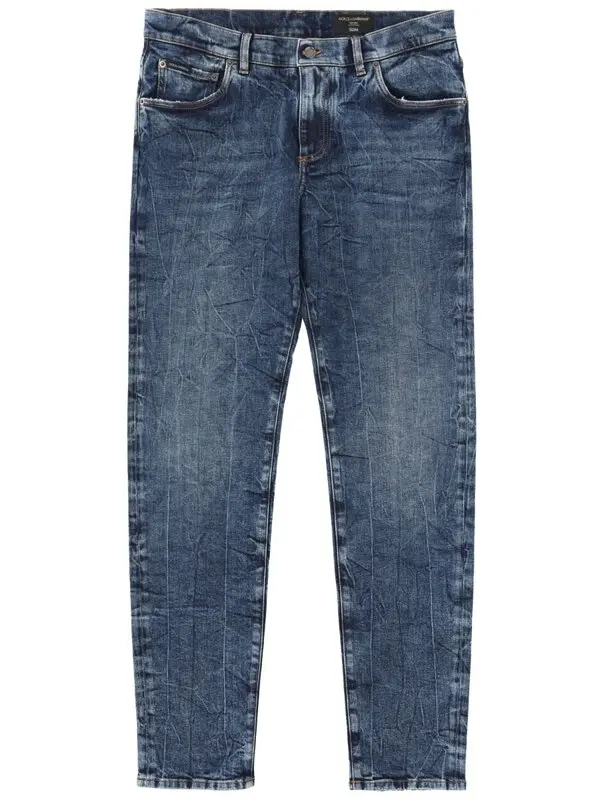 Dolce & Gabbana Slim Fit Jeans - Blue