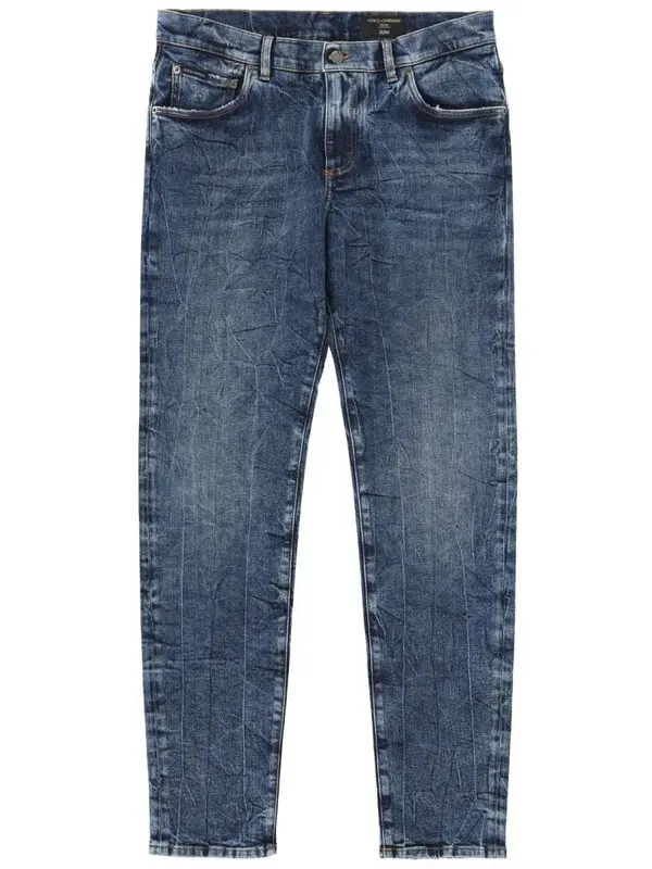 Dolce & Gabbana Slim Fit Jeans - Blue