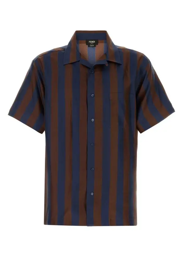 Fendi Printed Silk Shirt