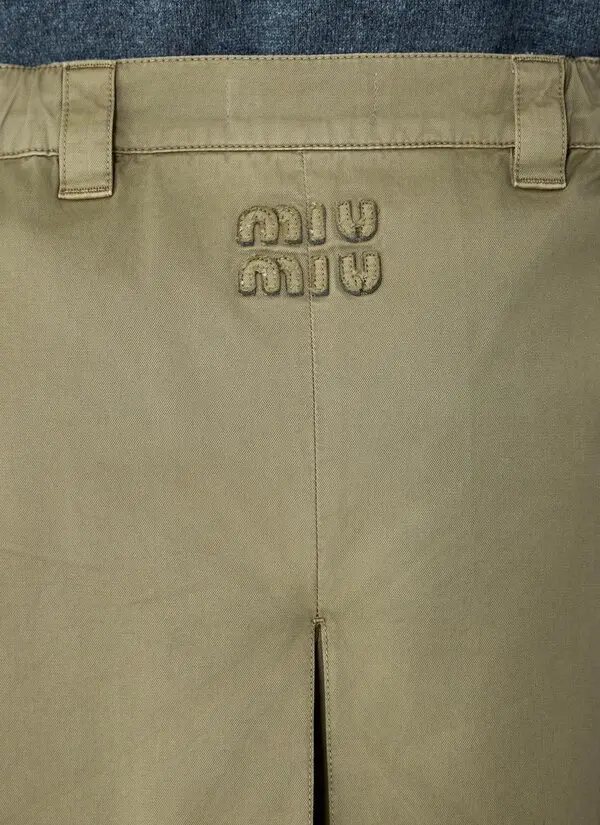 Miu Miu Garment-dyed Skirt