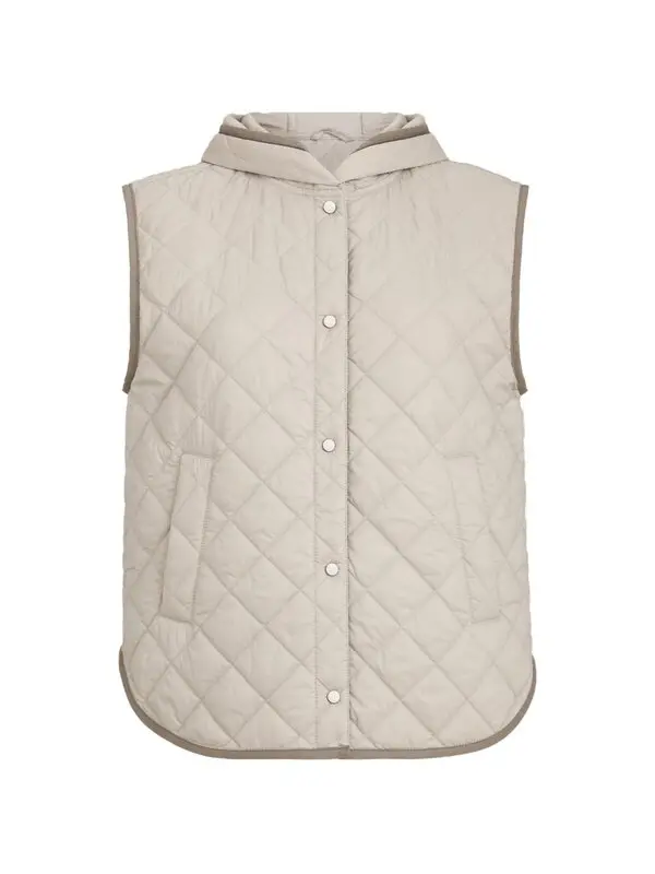 Brunello Cucinelli Quilted Down Vest - Multicolor