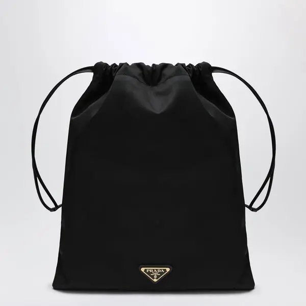 Prada Wish Pouch In Re-nylon - Black