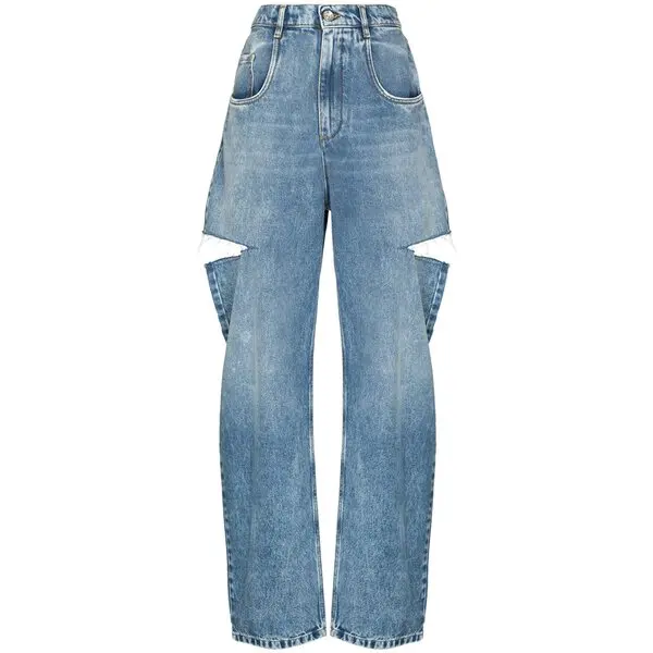 MAISON MARGIELA Denim Straight-leg Jeans - Blue