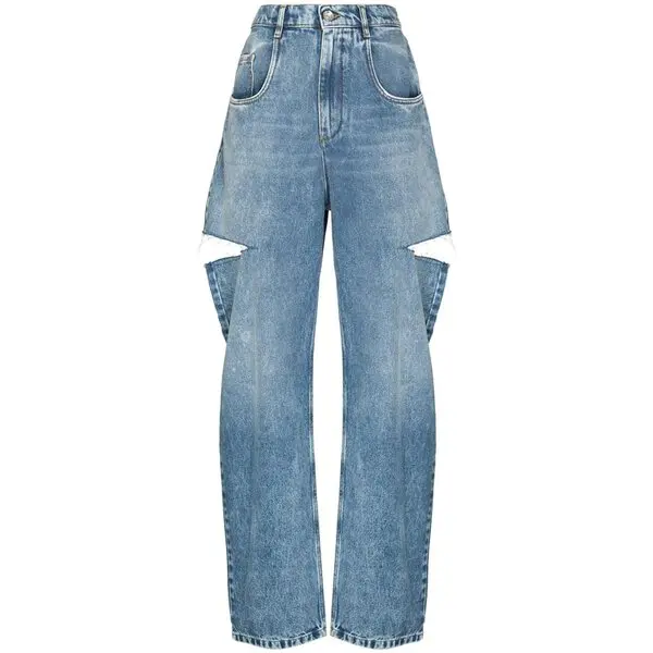 MAISON MARGIELA Denim Straight-leg Jeans - Blue
