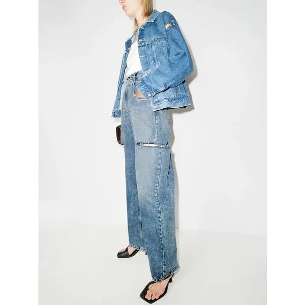 MAISON MARGIELA Denim Straight-leg Jeans - Blue