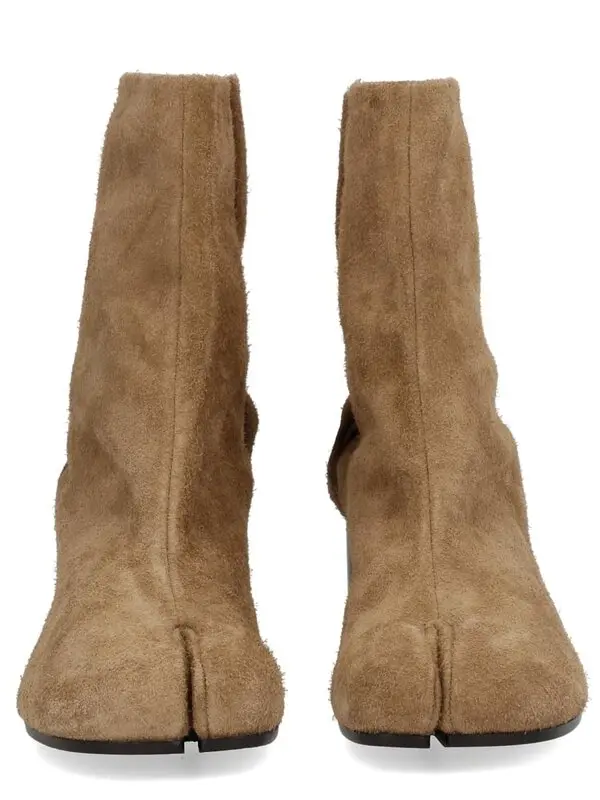 MAISON MARGIELA Leather Tabi Boots - Brown