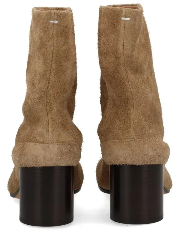 MAISON MARGIELA Leather Tabi Boots - Brown