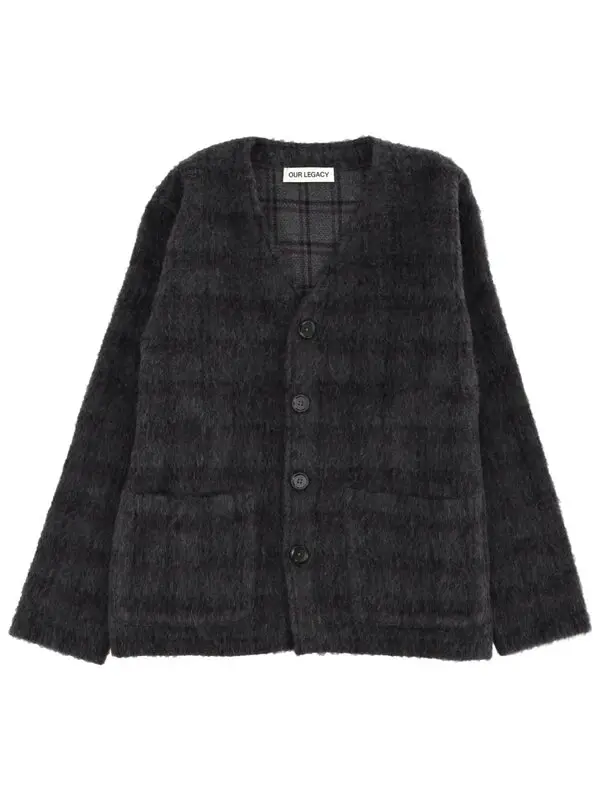 Our Legacy Wool Blend Cardigan - Gray