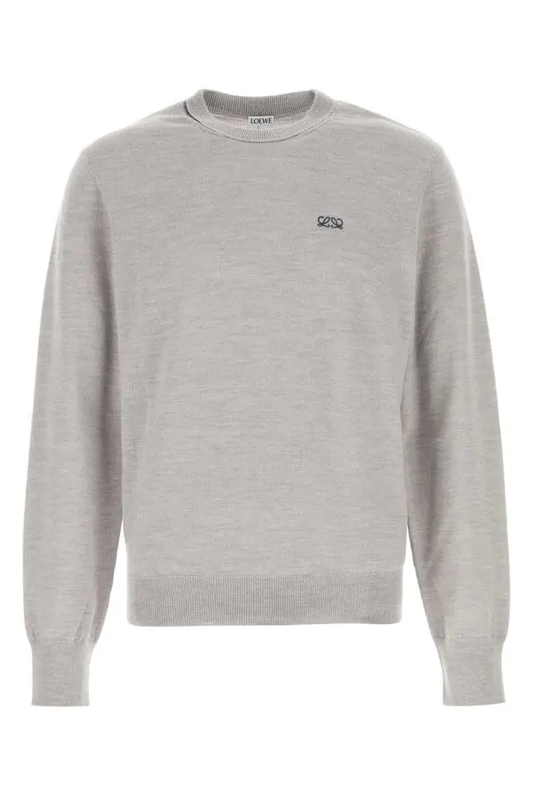 Loewe Grey Wool Blend Sweater