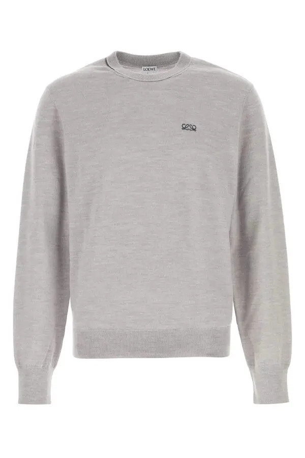 Loewe Wool Blend Sweater - Gray