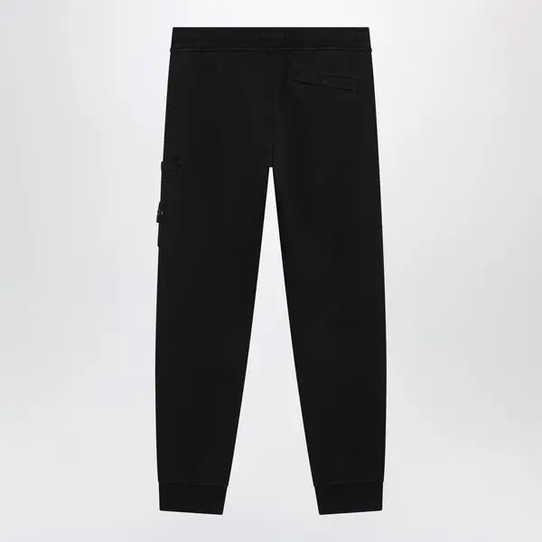 Stone Island Cotton Jogging Trousers - Black