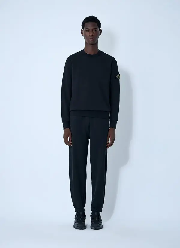 Stone Island Logo Sweatshirt - Black