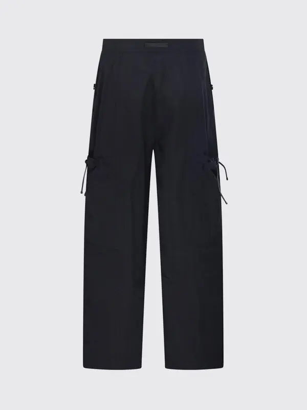 Max Mara Stretch Cotton Cargo Trousers - Black