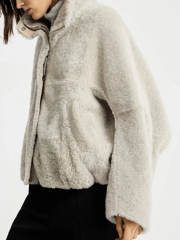 Brunello Cucinelli Sheepskin Jacket - Multicolor