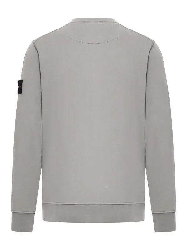 Stone Island Cotton Crew-neck Sweatshirt - Gray