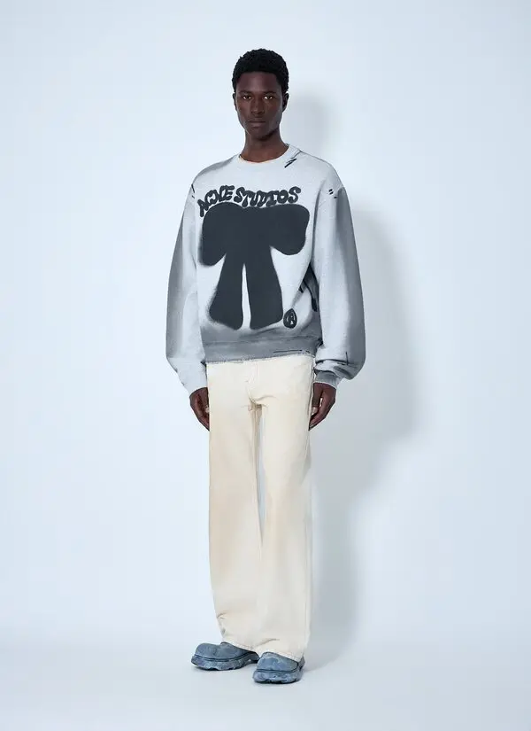 Acne Studios Sprayed Logo Sweatshirt