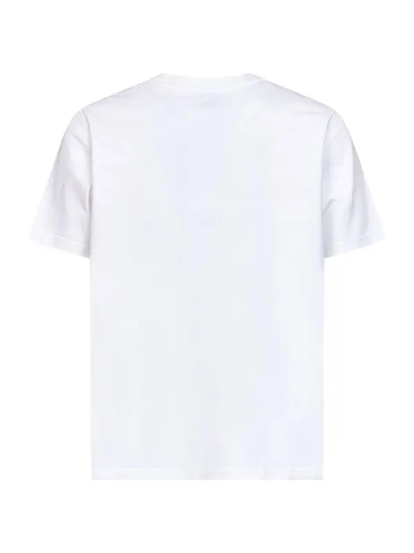 Casablanca White Cotton Jersey Sport Type T-shirt - Multicolor