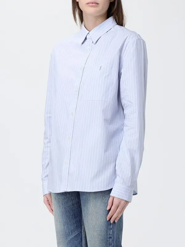 Saint Laurent Striped Cotton Shirt