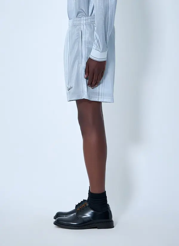 Acne Studios Striped Elasticated Shorts - Gray