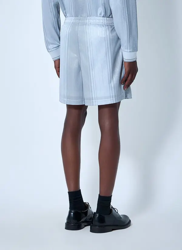 Acne Studios Striped Elasticated Shorts - Gray