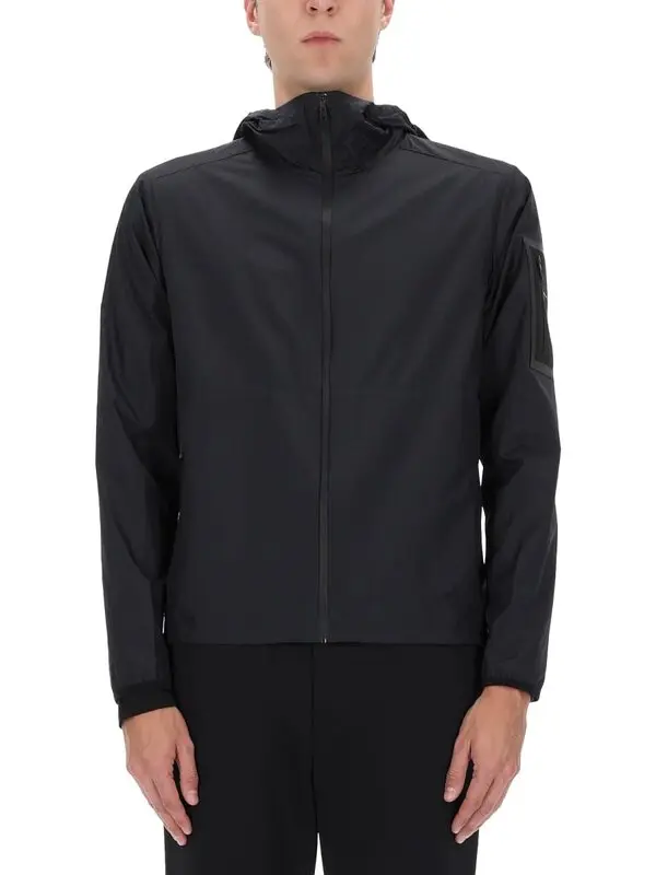 BOSS J-airnix Hooded Zip Up Jacket - Blue
