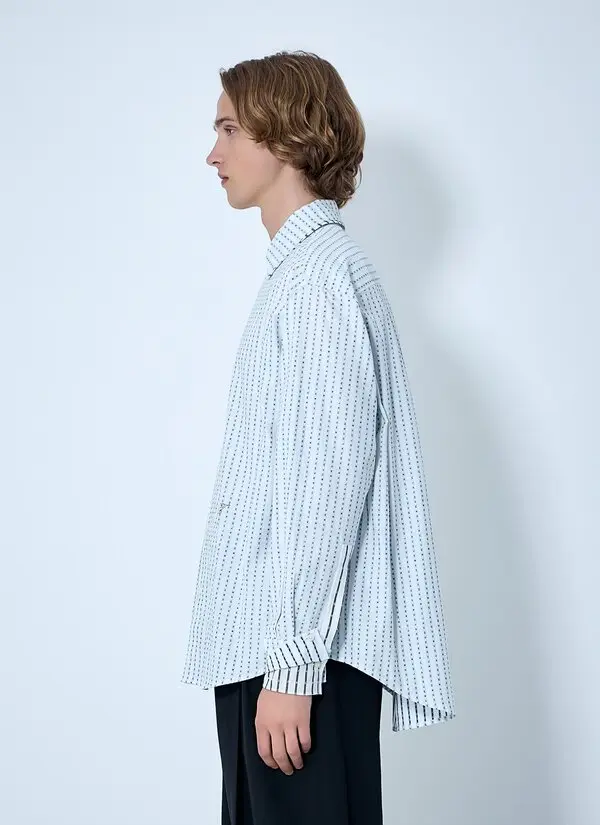 Jacquemus Patterned Cotton Poplin Shirt