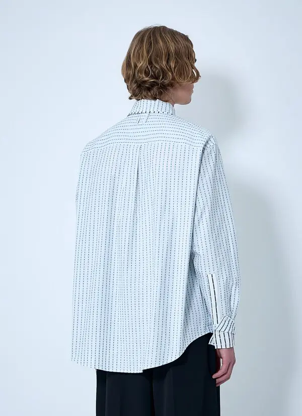 Jacquemus Patterned Cotton Poplin Shirt