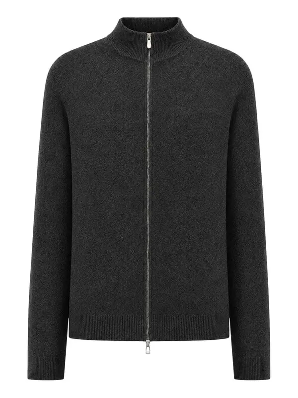 Brunello Cucinelli Cashmere Zip-up Cardigan - Gray