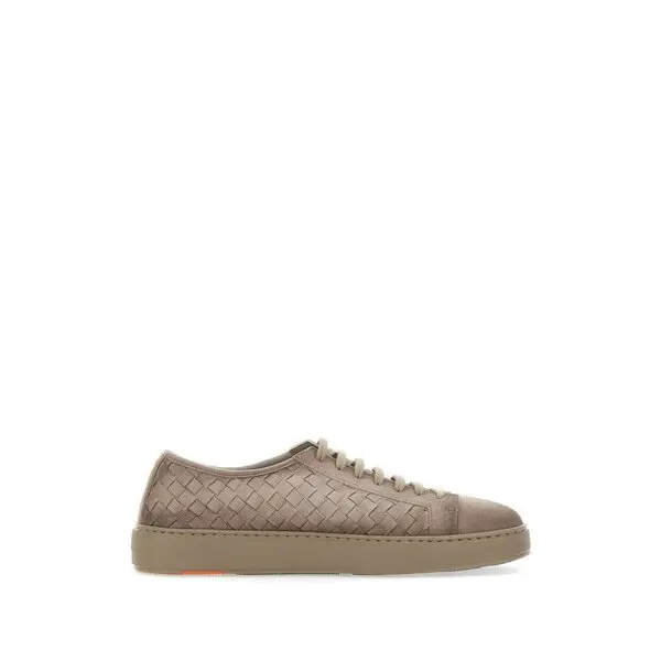 Santoni Neutrals Trainers Low-tops