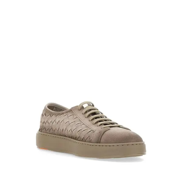 Santoni Neutrals Trainers Low-tops