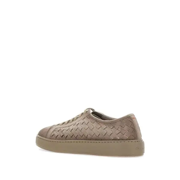 Santoni Neutrals Trainers Low-tops
