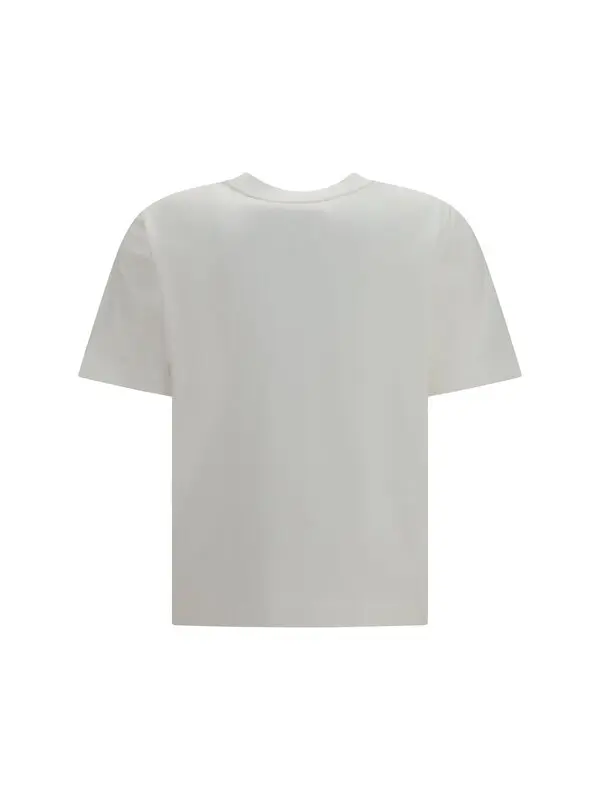 Burberry Knight Check Cotton T-shirt - White