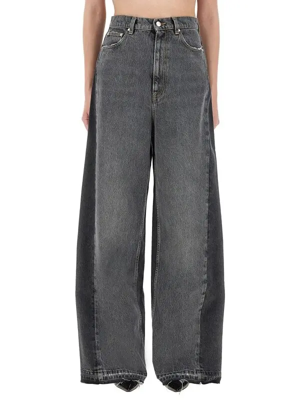 Stella McCartney Wide Leg Jeans - Black