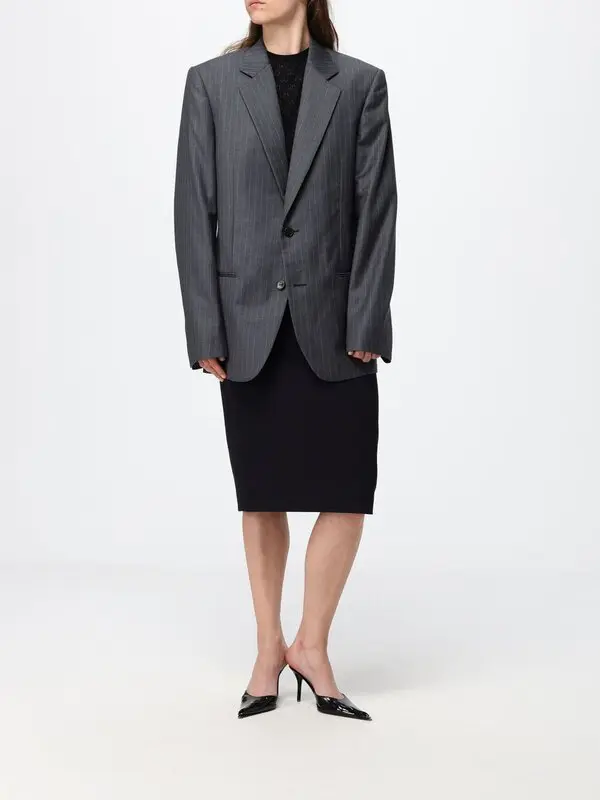 Gucci Pinstripe Wool Single-breasted Blazer With Peak Lapels