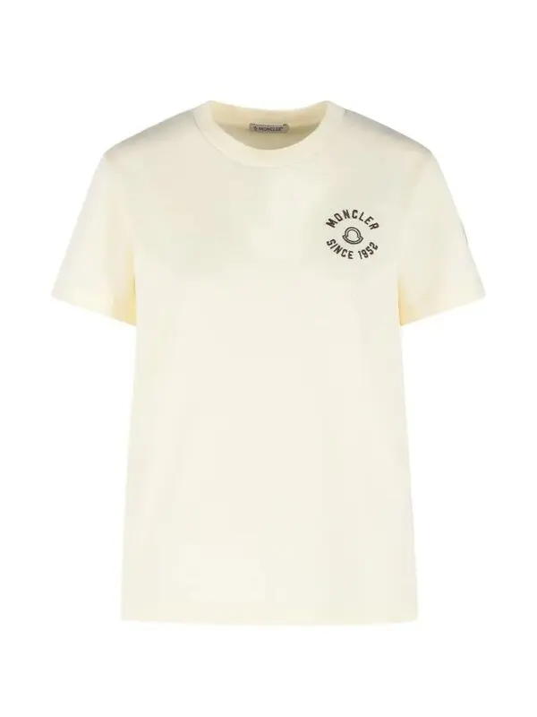 Moncler Printed Logo Cotton T-shirt