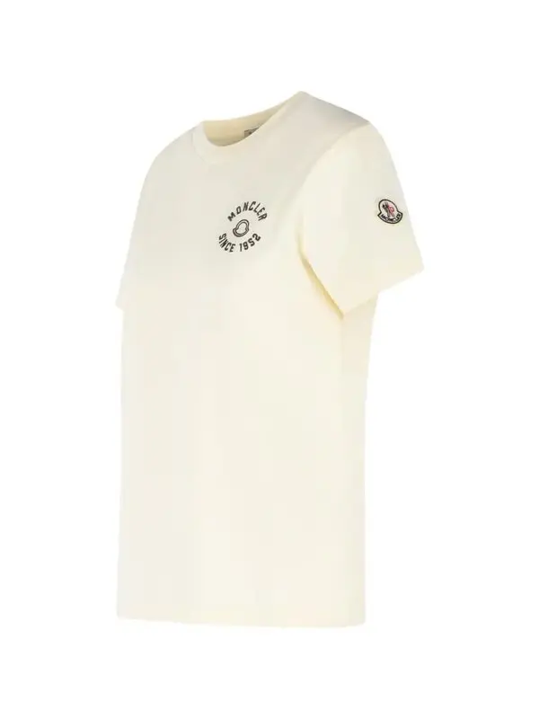 Moncler Printed Logo Cotton T-shirt
