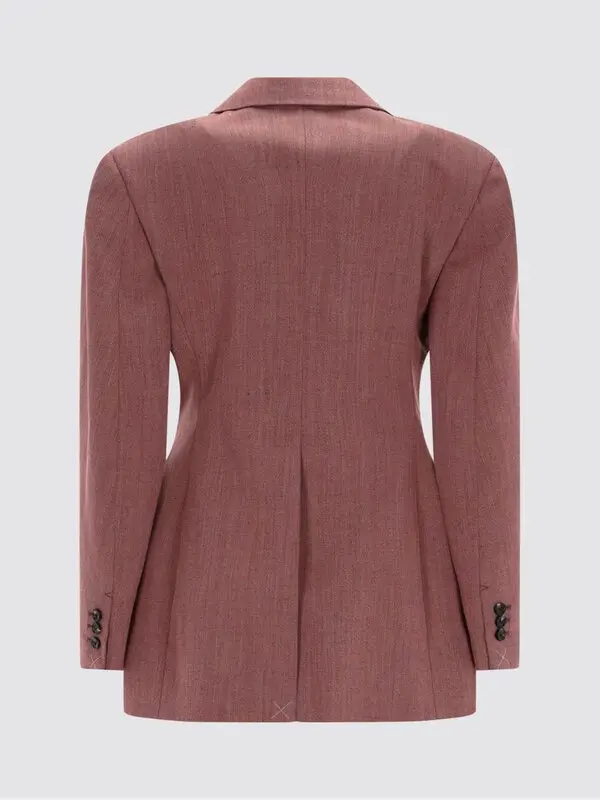 Bottega Veneta Single-breasted Wool Blazer - Pink