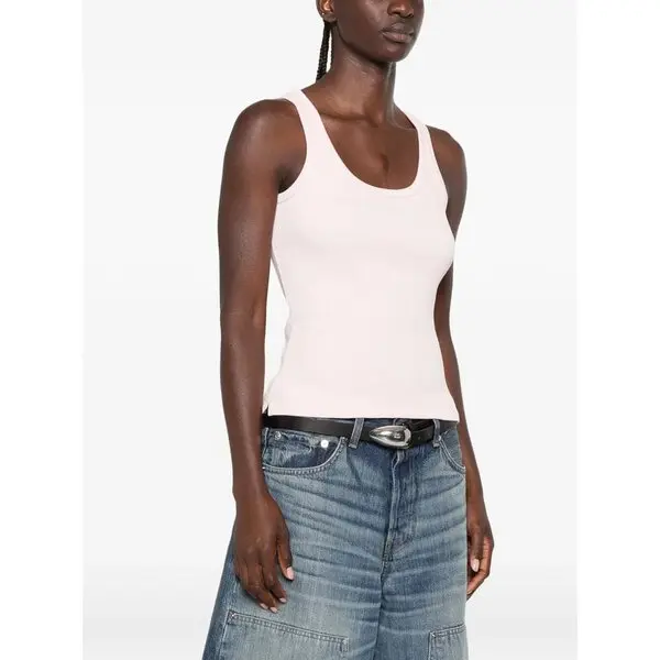 Casablanca Ribbed Logo Tank Top