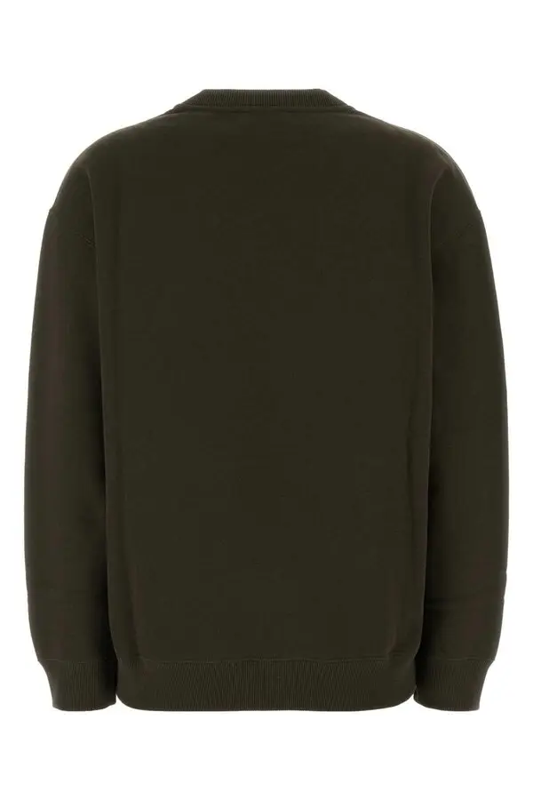 JIL SANDER Cotton Sweatshirt - Green