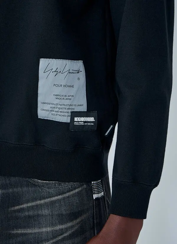 Yohji Yamamoto X Neighborhood Cotton Sweatshirt - Black