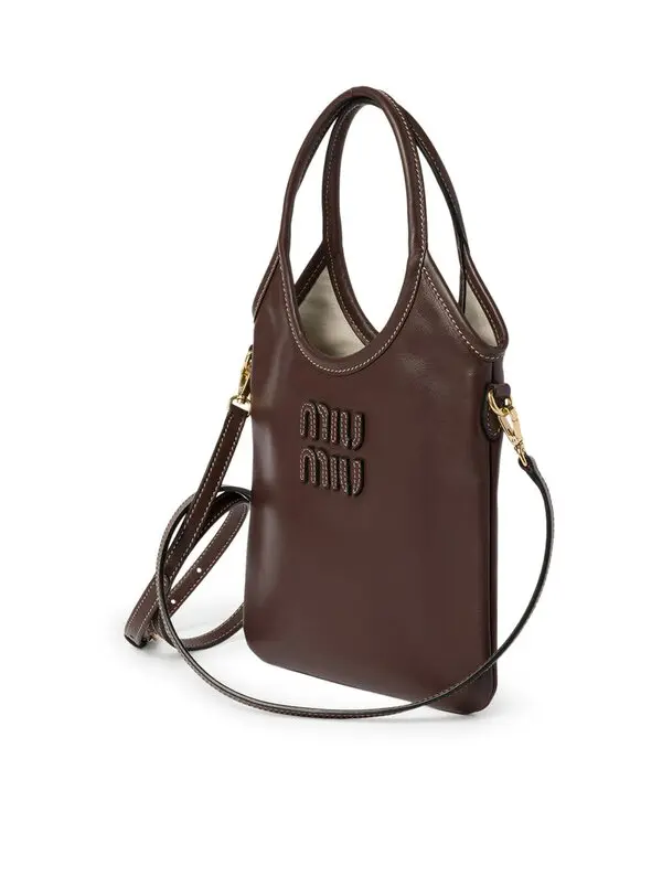 Miu Miu Ivy Leather Handbag