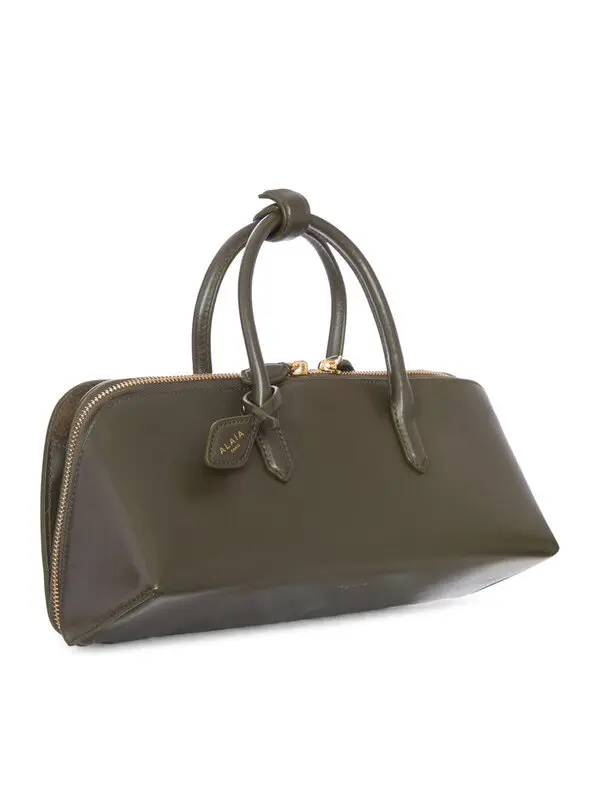 Alaïa Delta Small Calfskin Box Bag - Green