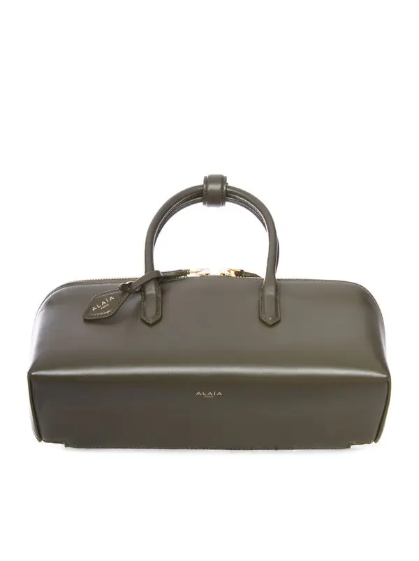 Alaïa Delta Small Calfskin Box Bag - Green